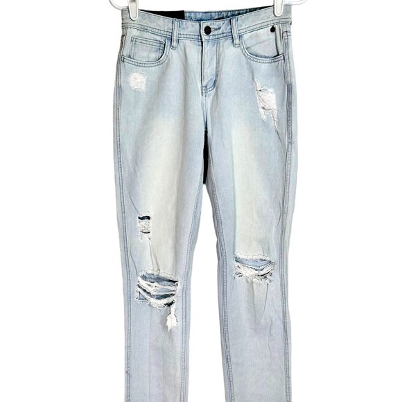 Element | Jeans | Element Boyfriend Fit Ripped Light Wash Jeans Womens ...